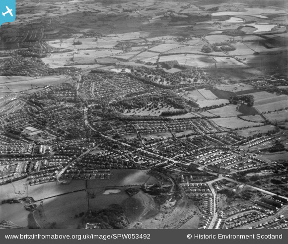 spw053492 SCOTLAND (1937). General view, Giffnock, Eastwood ...