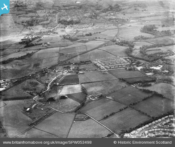 spw053498 SCOTLAND (1937). General view, Priesthill, Paisley ...