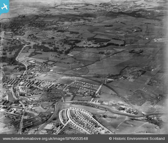 spw053548 SCOTLAND (1937). General view, Lambhill, Glasgow, Lanarkshire ...