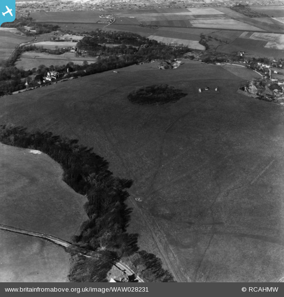 waw028231 WALES (1950). View of Gwespyr showing Talacre quarries ...