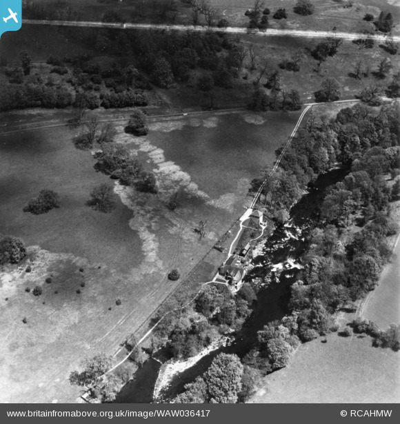 WAW036417 WALES (1951). View of Buckland Old Mill, commissioned by Sir ...
