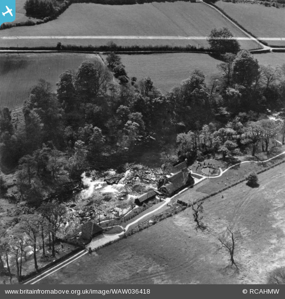 WAW036418 WALES (1951). View of Buckland Old Mill, commissioned by Sir ...