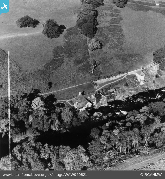 WAW040821 WALES (1951). View of Buckland Old Mill, commissioned by Sir ...