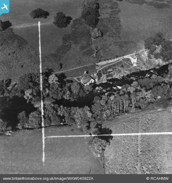 WAW040822A WALES (1951). View of Buckland Old Mill, commissioned by Sir ...
