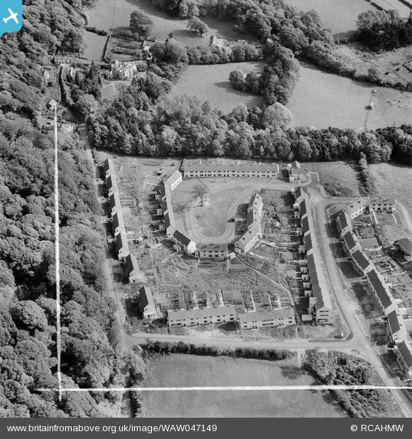 WAW047149 WALES (1952). View of new-built estate at Aberavon showing ...