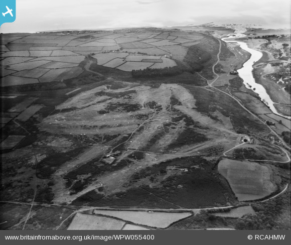wpw055400 WALES (1937). View of Ogmore-by-Sea, showing Southerndown ...