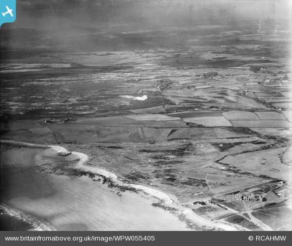 WPW055405 WALES (1937). View of Ogmore-by-Sea, showing Southerndown ...