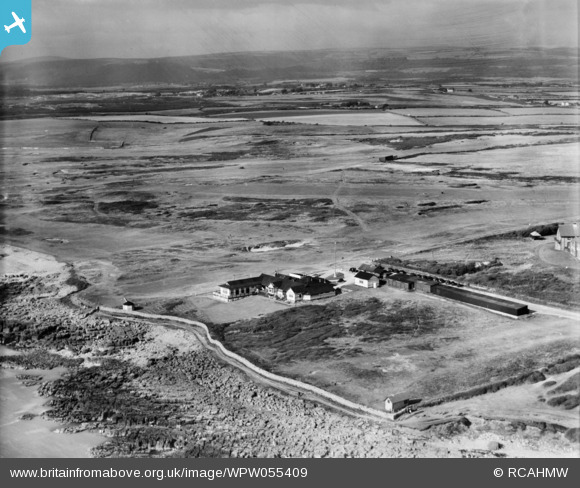 WPW055409 WALES (1937). View of Ogmore-by-Sea, showing Southerndown ...