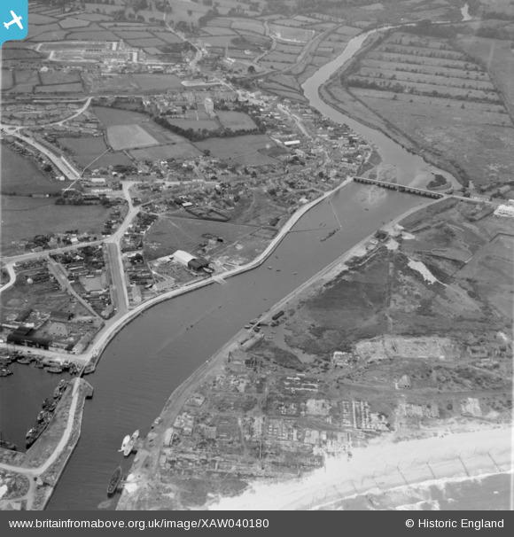 XAW040180 IRELAND (1951). General View, Arklow, Wicklow, Ireland, 1951 ...