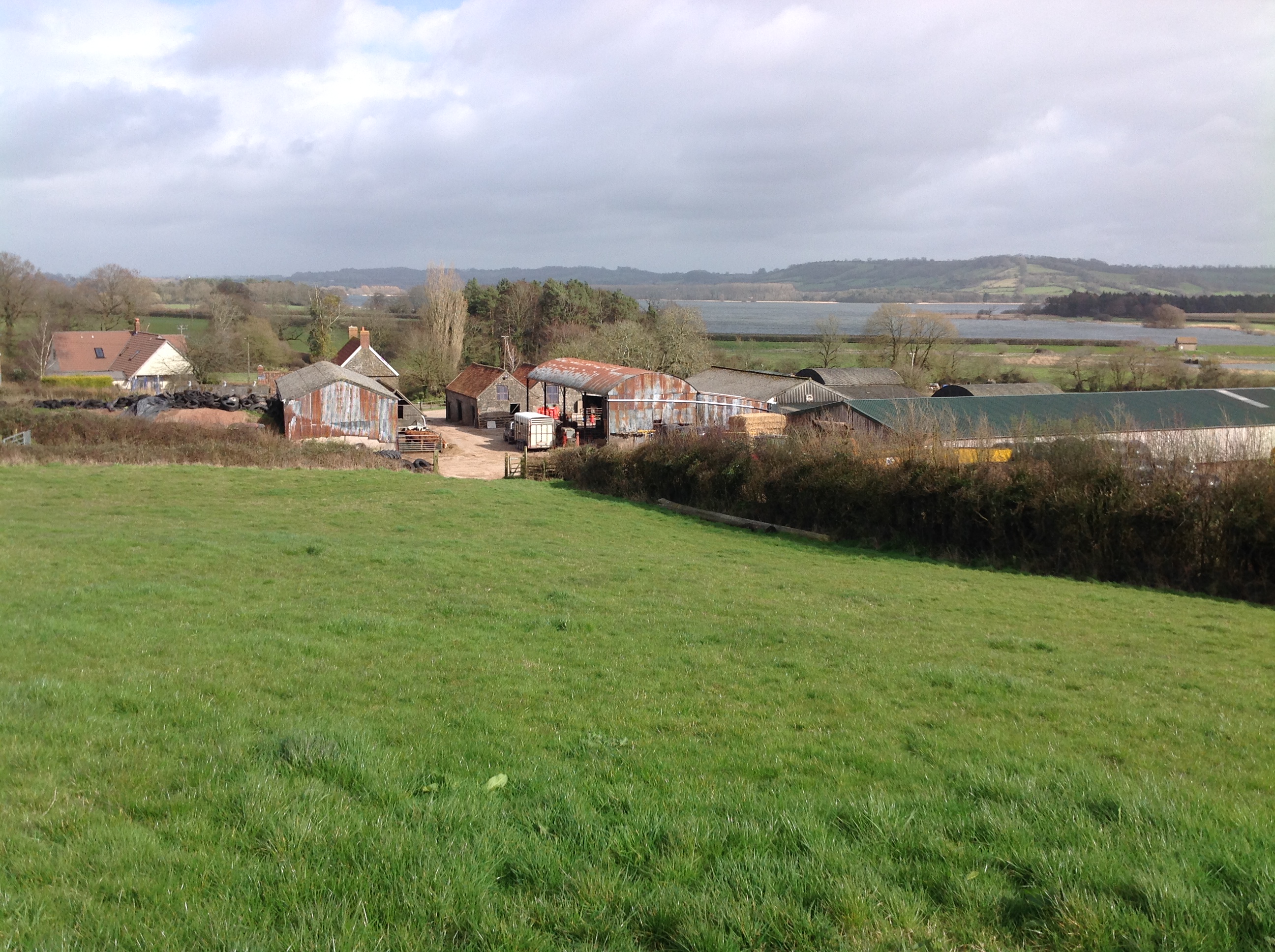 eaw026676 ENGLAND (1949). Herons Green Farm and surrounding fields ...