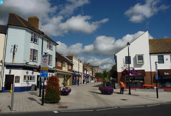 EAW043169 ENGLAND (1952). Shoreham Harbour and town, Shoreham-By-Sea ...