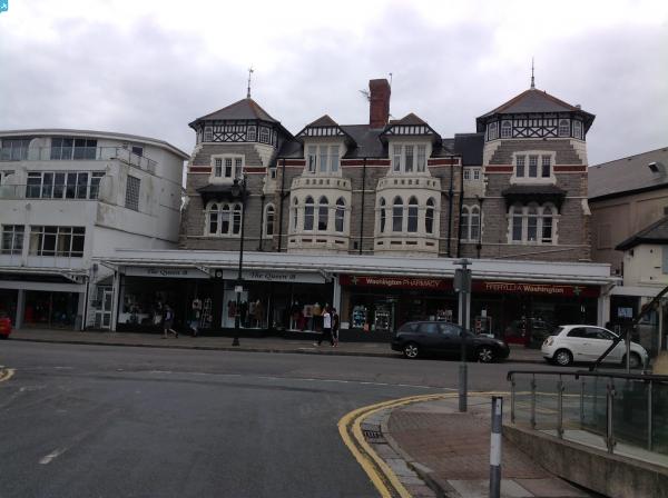 WPW008622 WALES (1923). View of Penarth showing town centre, Alexandra ...