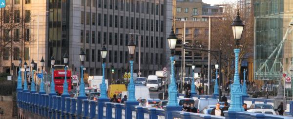 eaw021099 ENGLAND (1949). Tower Bridge, London, 1949. This image has ...