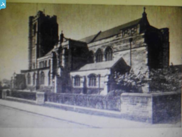 EPW018885 ENGLAND (1927). St Mary's Church, Widnes, 1927. This image ...