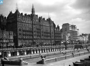 eaw022258 ENGLAND (1949). West Pier and the town, Brighton, from the ...