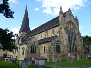 epw024718 ENGLAND (1928). St Mary's Church and The Causeway, Horsham ...